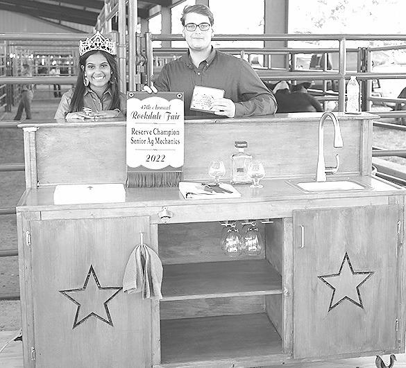 Ryan Luckey of Rockdale FFA exhibited the senior reserve champion in ag ...